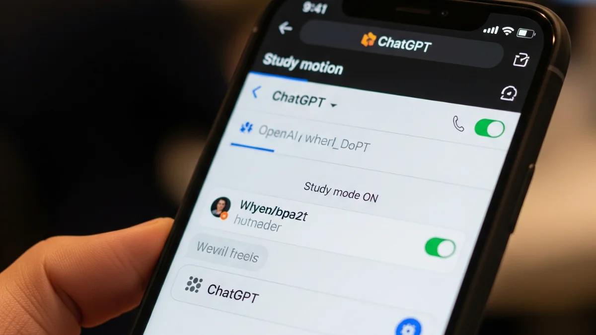How To Use OpenAI Study Mode In ChatGPT 2025 (Step-by-Step)